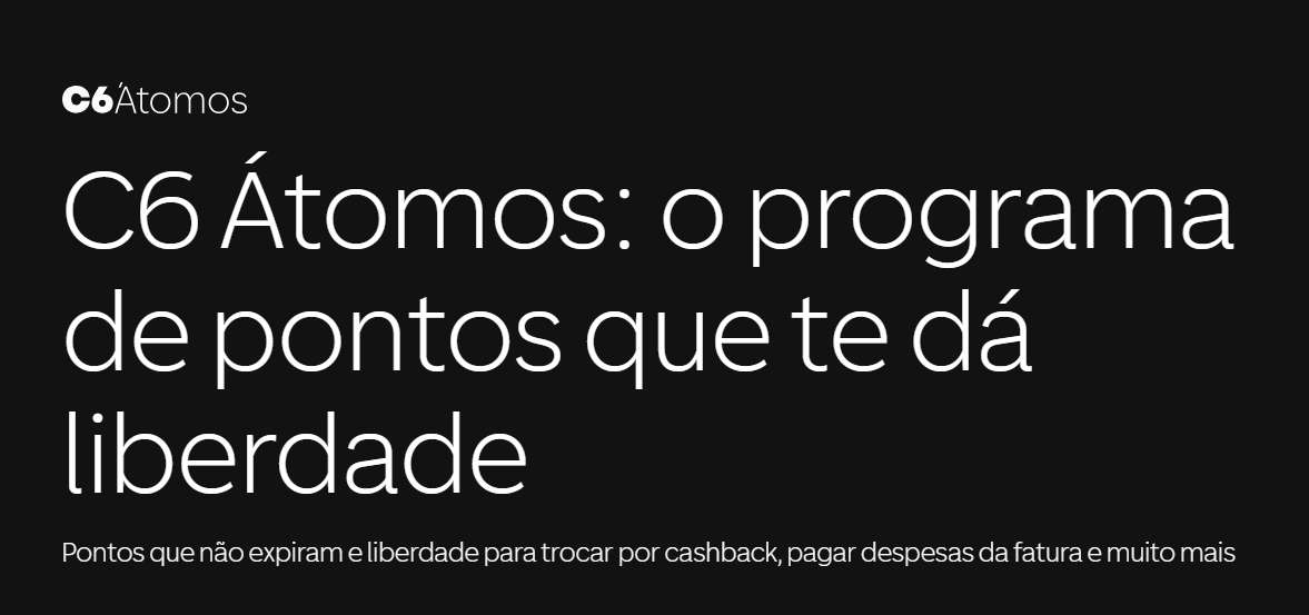 Compre até 20.000 pontos Átomos por R$ 35 o milheiro!