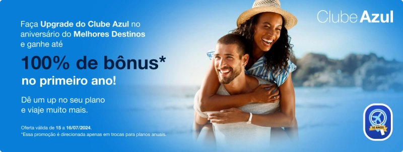 Upgrade no Clube Azul: Ganhe Até 100% de Bônus em Pontos!