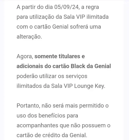 Genial Mastercard Black: Fim dos Convidados Grátis nas Salas